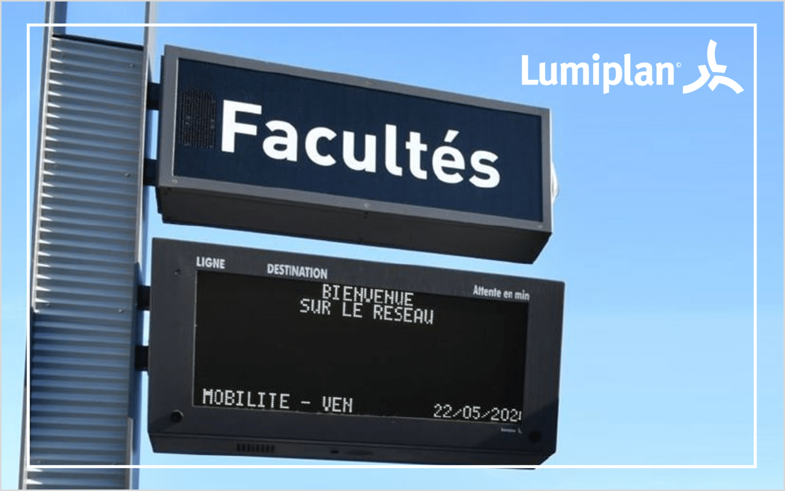 2000 Bornes d'Information Voyageurs Marcus fabriquées en France | Lumiplan